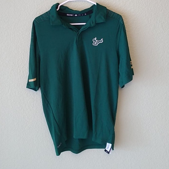 adidas | Shirts | Adidas Climalite Usf Bulls Coach Polo | Poshmark